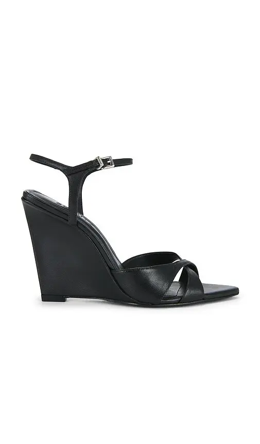 Schutz Maxine Wedge Sandal - Black