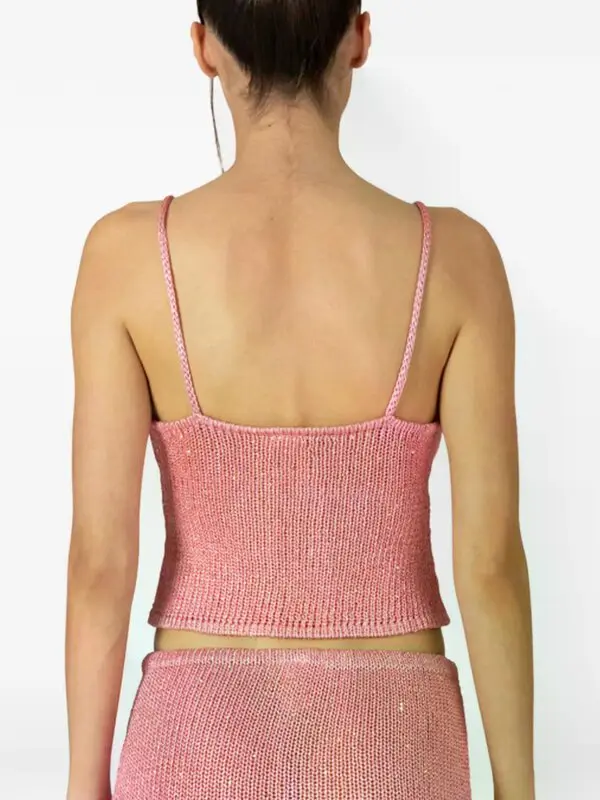 PARAMIDONNA Bruna V-neck Top - Pink