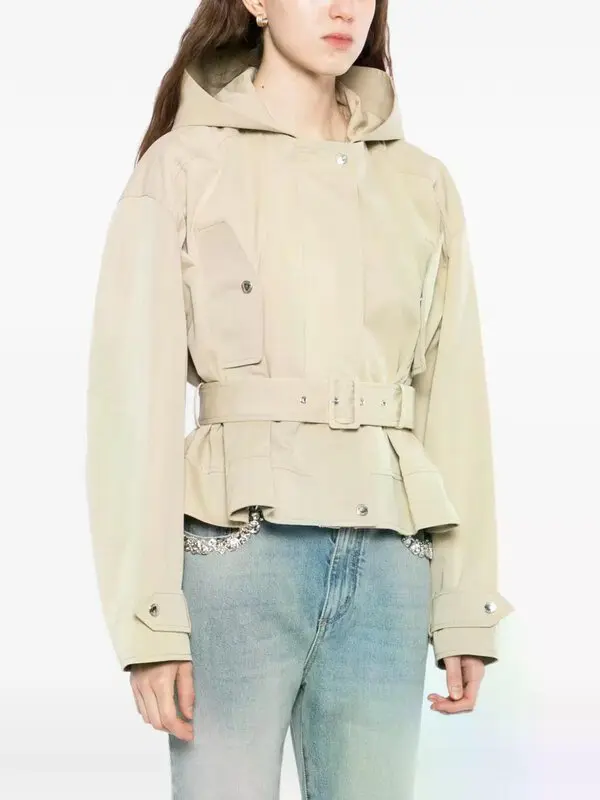 Alexander McQueen Belted Peplum Jacket