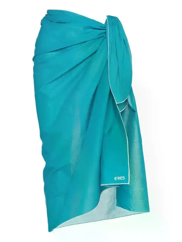 ERES Cabine Contrasting-trim Sarong - Blue