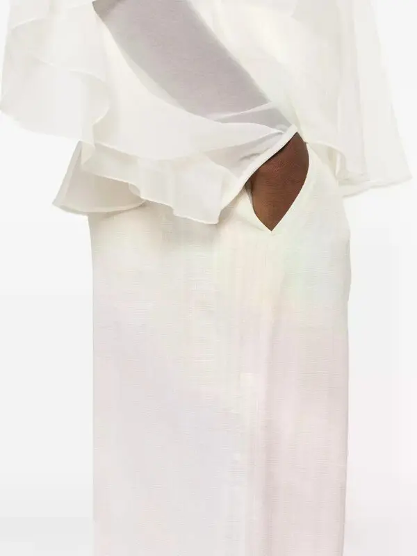 FORTE_FORTE Cropped Wide Leg Trousers - Neutrals