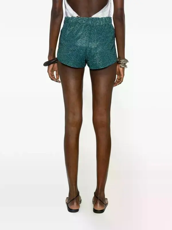 Oseree Shimmer Shorts - Green