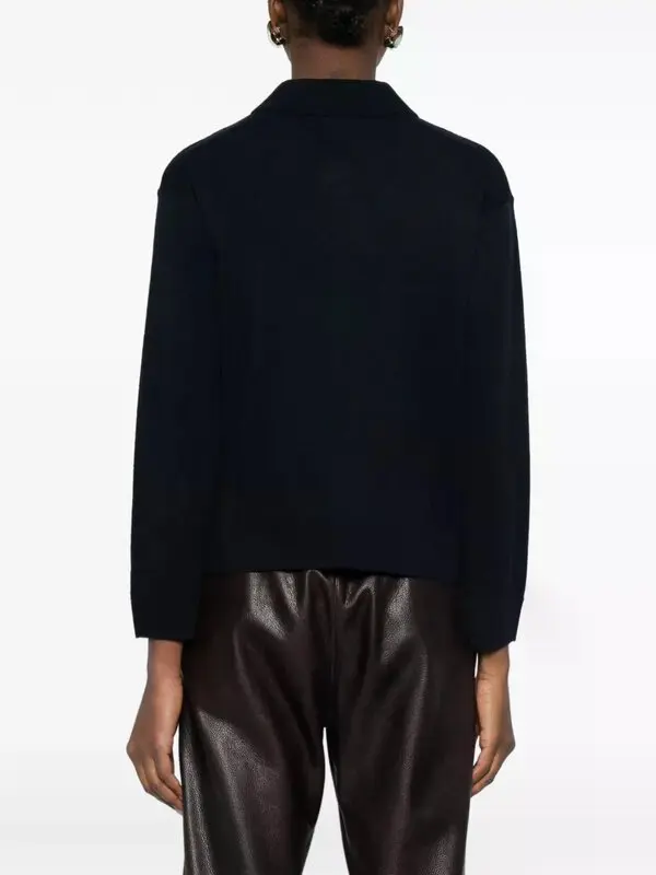 Max Mara Button-up Collar Polo Top