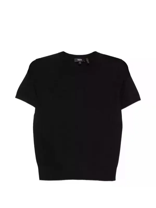 Theory Knitted T-shirt - Black