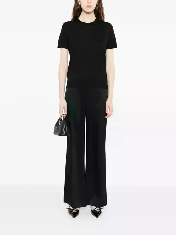 Theory Knitted T-shirt - Black