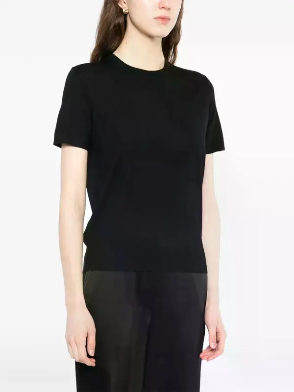 Theory Knitted T-shirt - Black