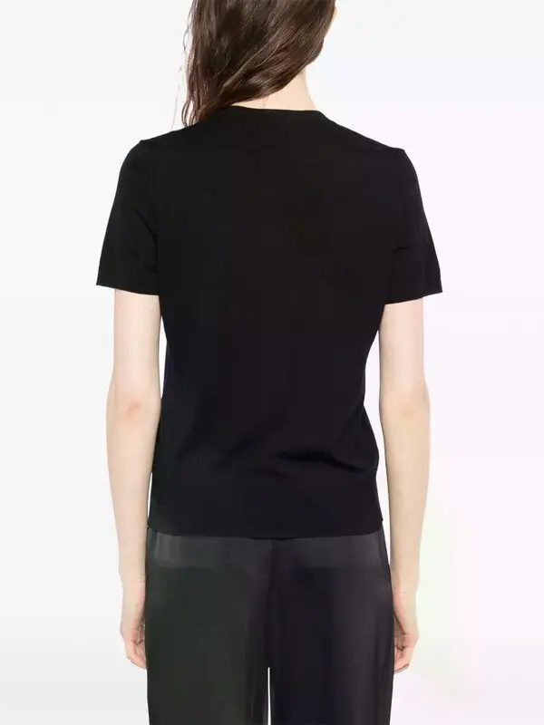 Theory Knitted T-shirt - Black