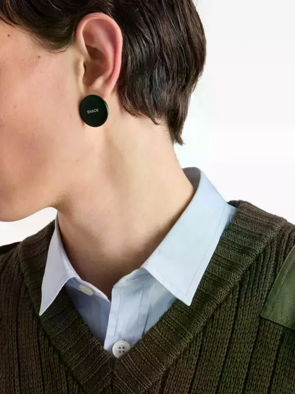 Prada Graphic Single Earring