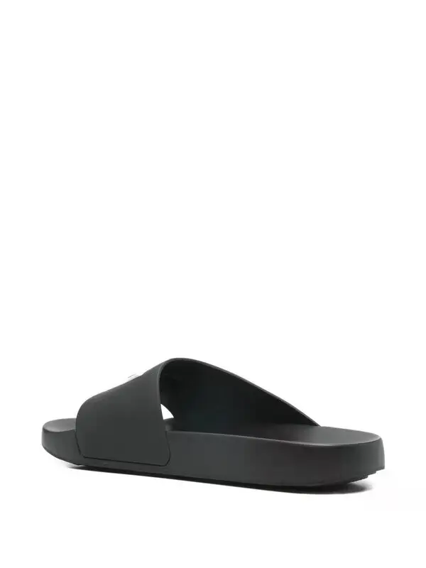 Givenchy Logo Detail Slides - Black
