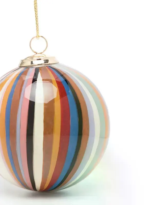 Paul Smith Signature Stripe Glass Bauble