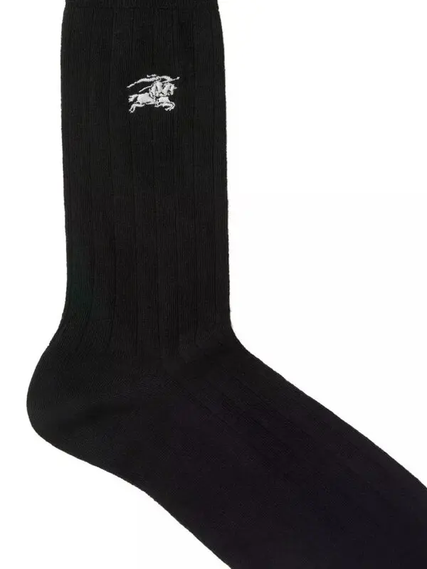 Burberry Embroidered Logo Socks