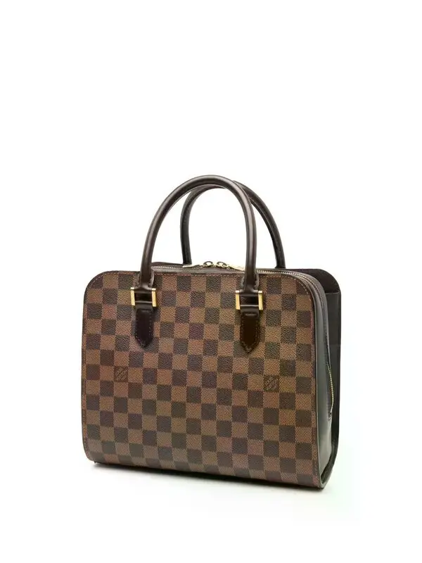 LOUIS VUITTON 1999 Damier Ebene Triana Handbag
