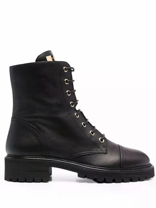 GIUSEPPE ZANOTTI Nevada Leather Ankle Boots