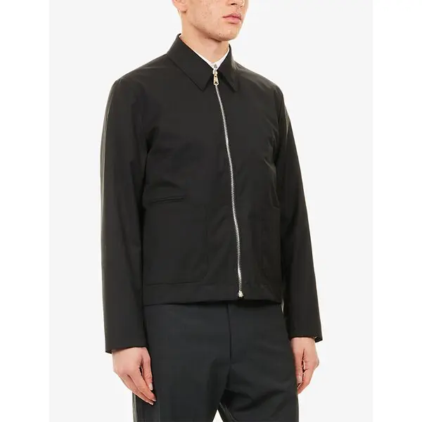 Paul Smith Regular-fit Waterproof Wool Jacket
