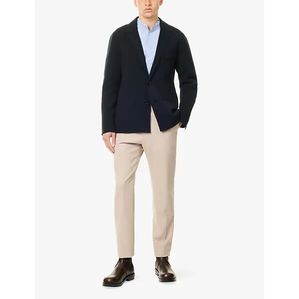 TOM FORD Single-breasted Double Face Wool Jacket