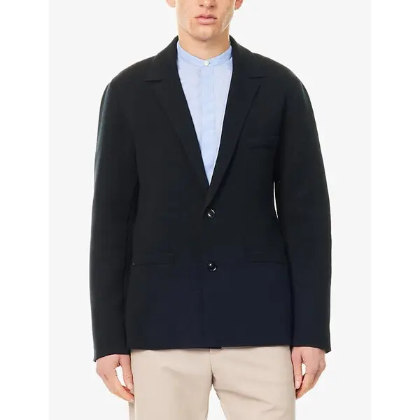 TOM FORD Single-breasted Double Face Wool Jacket