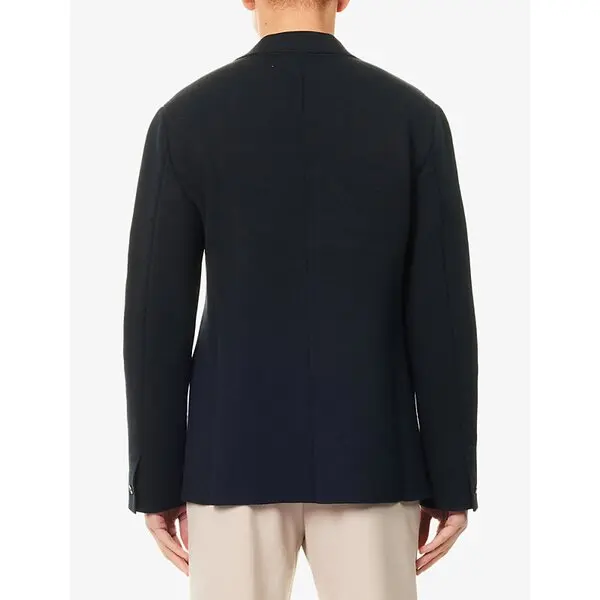 TOM FORD Single-breasted Double Face Wool Jacket