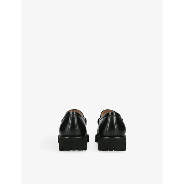 Valentino Garavani Vlogo Signature Chunky Leather Loafers - Black