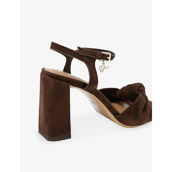 Kurt Geiger Signet Suede Heeled Sandals