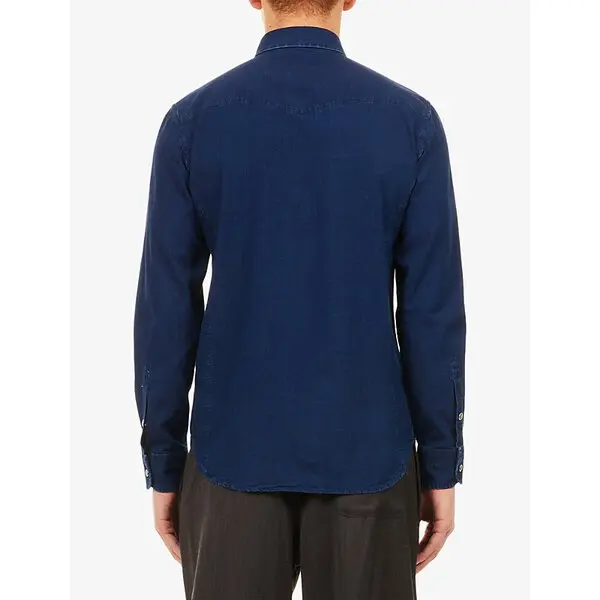 TOM FORD Curved-hem Slim-fit Denim Shirt