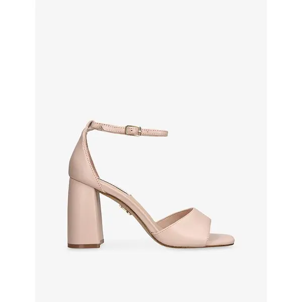 Steve Madden Leather Heeled Sandals - Blush