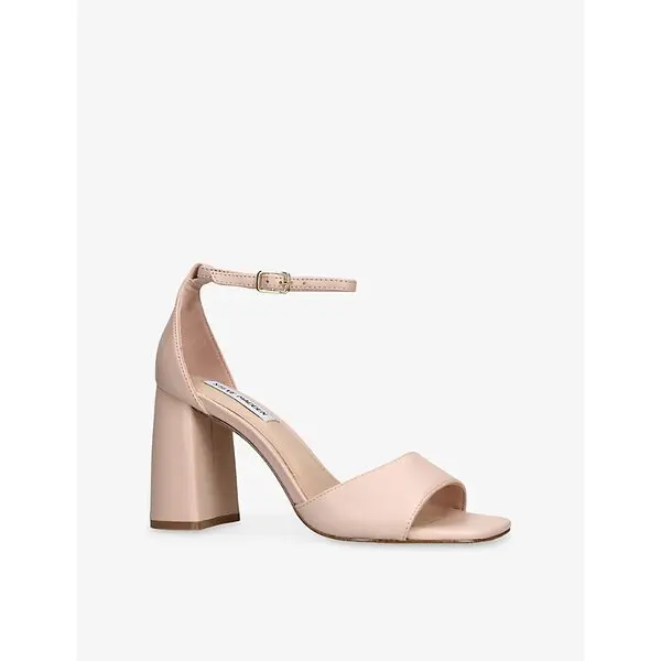 Steve Madden Leather Heeled Sandals - Blush