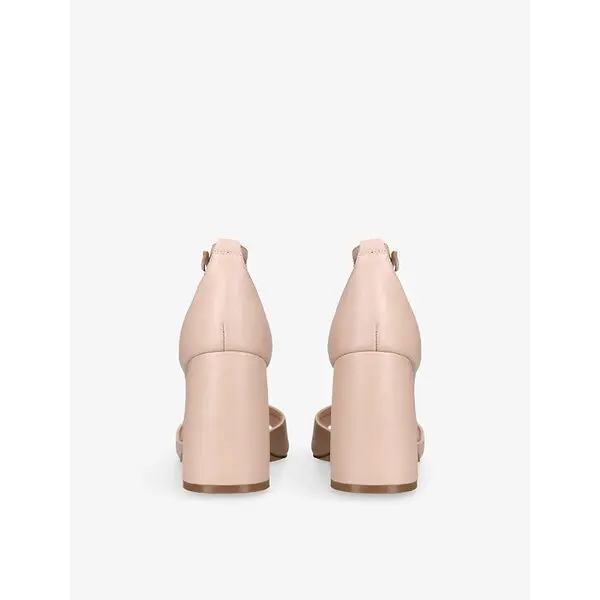 Steve Madden Leather Heeled Sandals - Blush