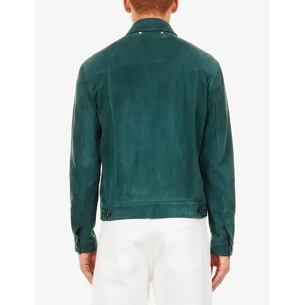 Paul Smith Slim-fit Suede Jacket