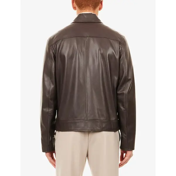 Paul Smith Regular-fit Leather Jacket