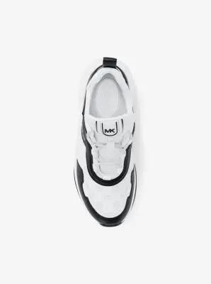 Michael Kors Olympia Logo Debossed Trainer - Black