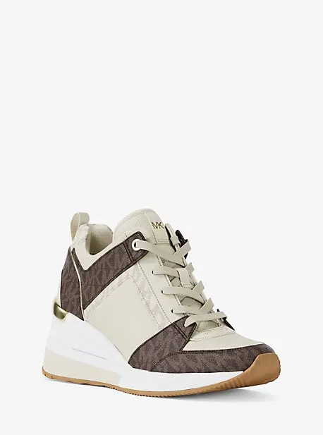 Michael Kors Georgie Logo Trainer - Brown