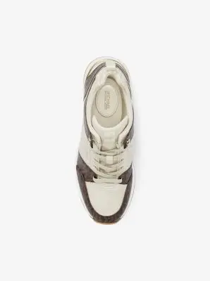 Michael Kors Georgie Logo Trainer - Brown