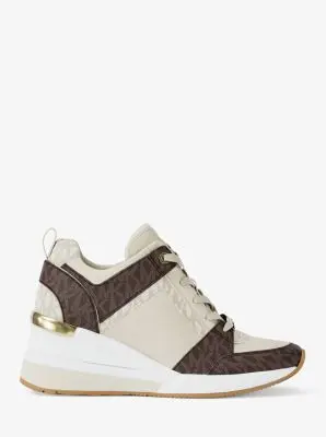 Michael Kors Georgie Logo Trainer - Brown
