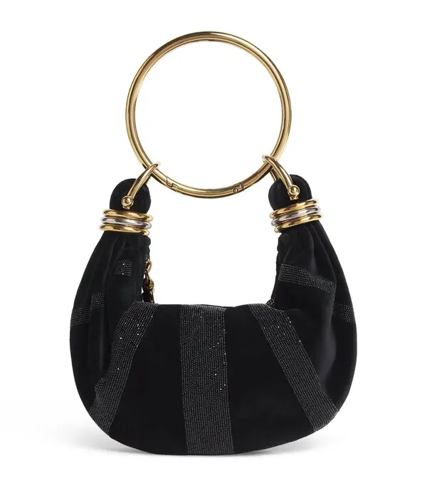 Chloé Mini Velvet Bracelet Top-handle Bag
