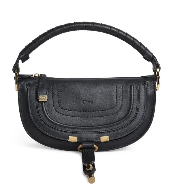 Chloé Mini Marcie Shoulder Bag - Black
