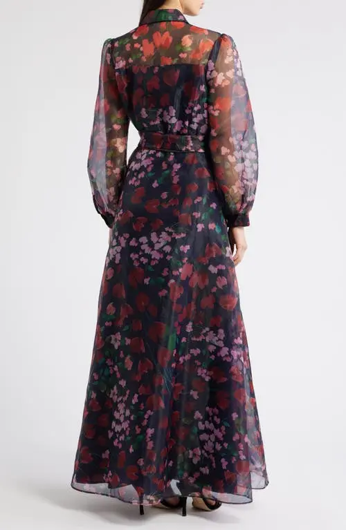 sachin and babi light blue dress Julia Jordan Women's Sleeveless Floral Maxi Gown
