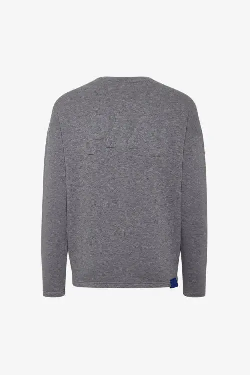 P448 Organic Cotton Pullover Sweatshirt - Grey