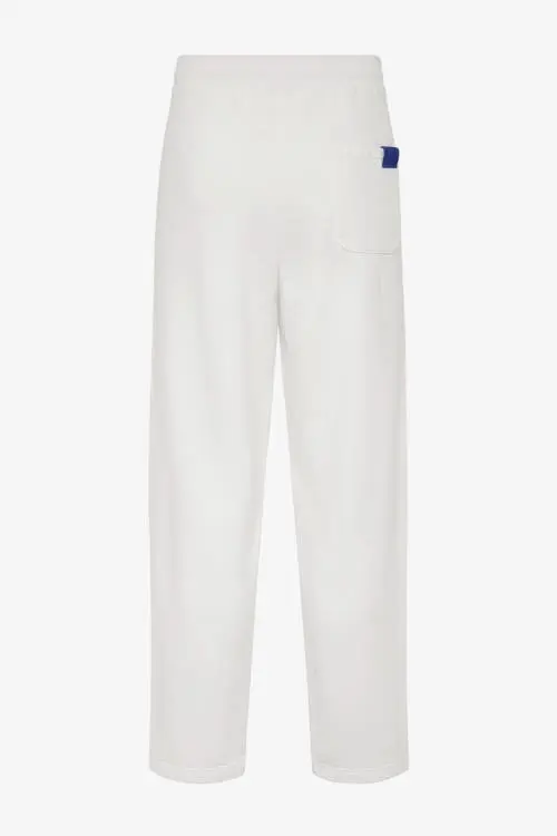 P448 Organic Cotton Sweatpants - White