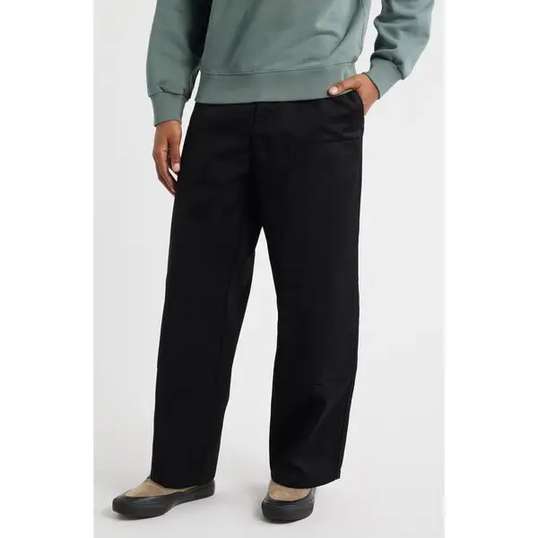 Carhartt Work In Progress Brady Double Knee Chinos - Black (rinsed)