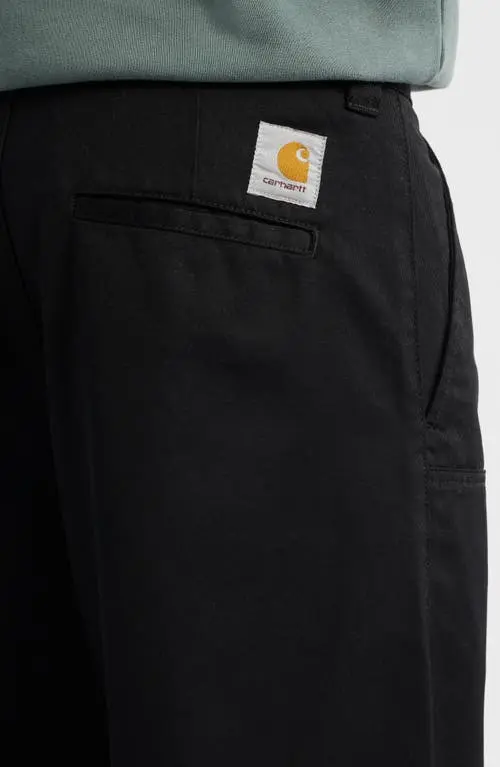 Carhartt Work In Progress Brady Double Knee Chinos - Black (rinsed)