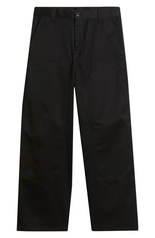 Carhartt Work In Progress Brady Double Knee Chinos - Black (rinsed)