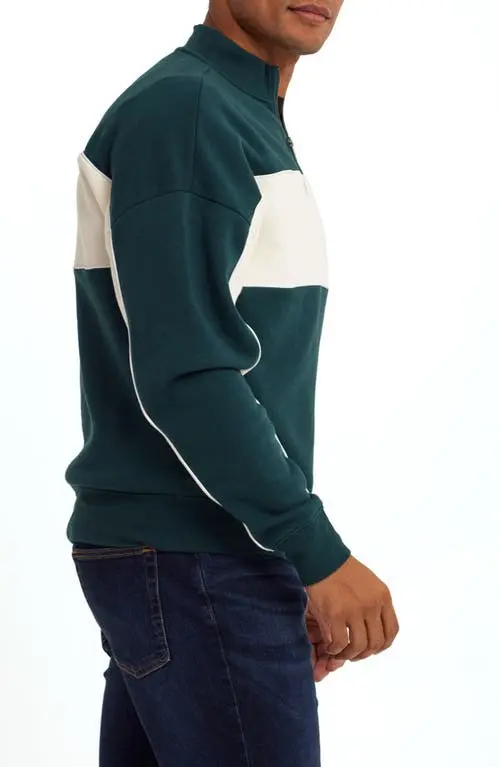 THREADS 4 THOUGHT Colorblock Half-zip Fleece Sweatshirt