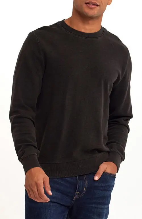THREADS 4 THOUGHT Corey Organic Cotton Terry Sweatshirt - Black Wash
