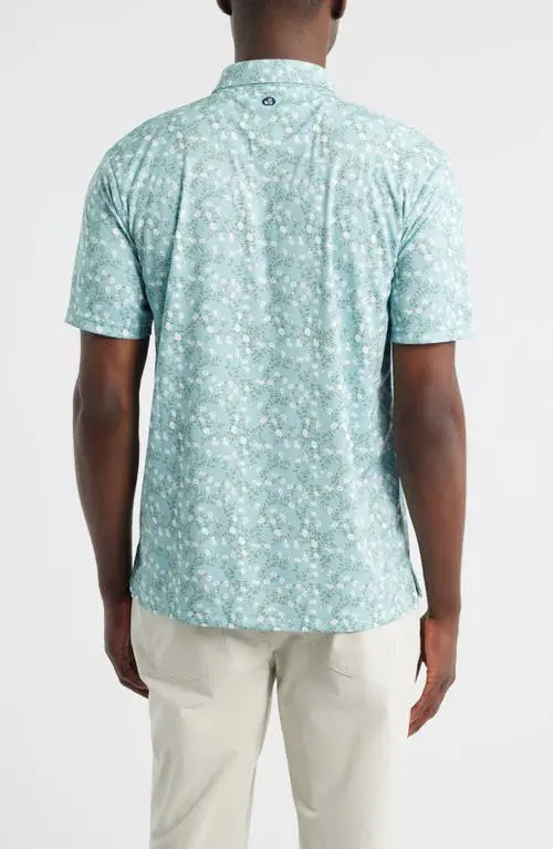 SWANNIES Breeze Floral Performance Golf Polo