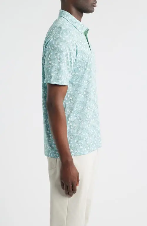SWANNIES Breeze Floral Performance Golf Polo