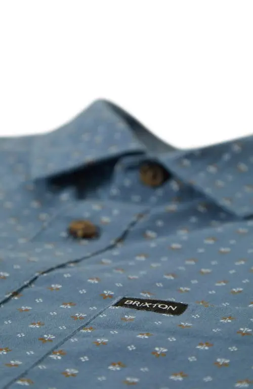 Brixton Charter Print Short Sleeve Button-up Shirt