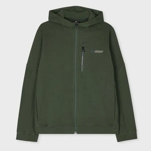 Paul Smith Stretch-cotton Zip Hoodie