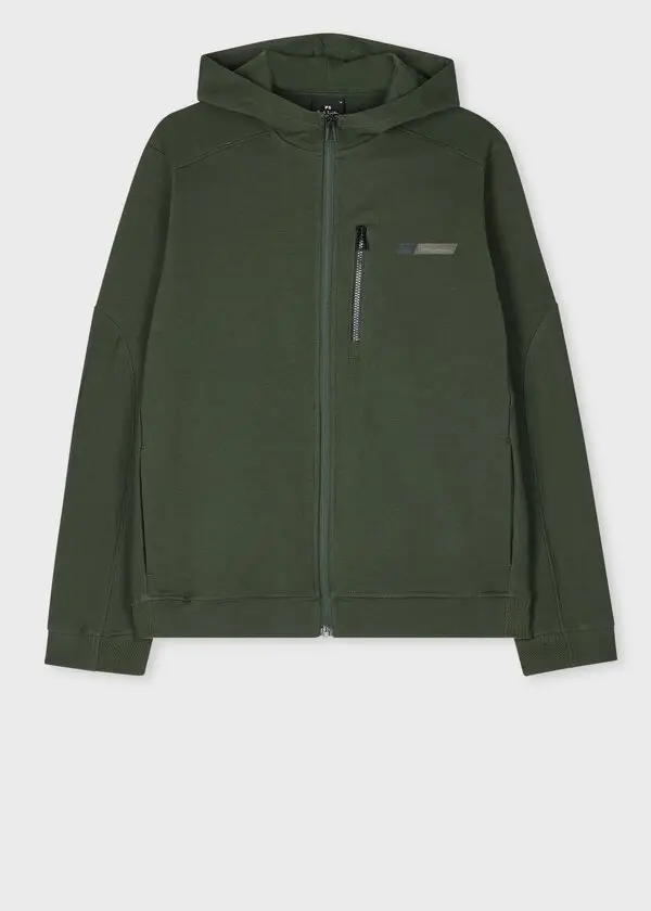 Paul Smith Stretch-cotton Zip Hoodie