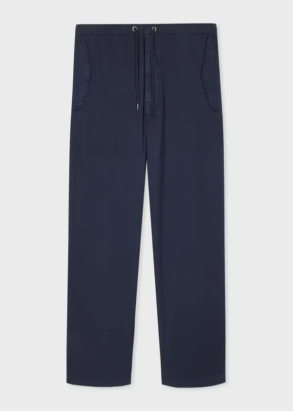 Paul Smith Cotton-sateen Drawstring Trousers