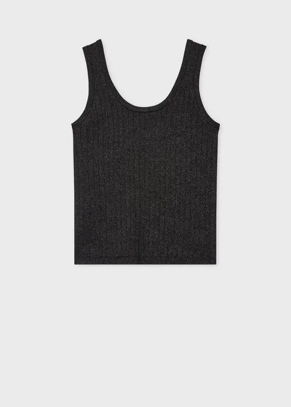 Paul Smith Wool-blend Glitter Vest Top